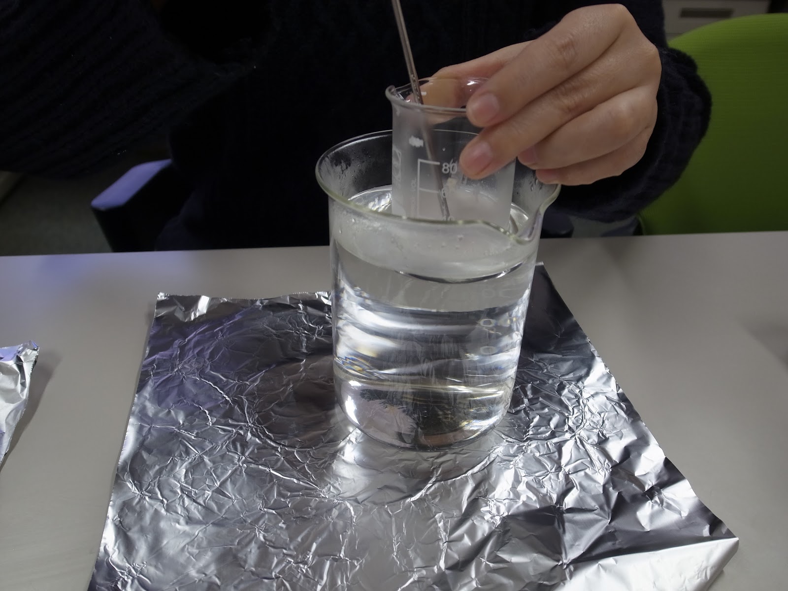 Starch glue experiment (brown rice)