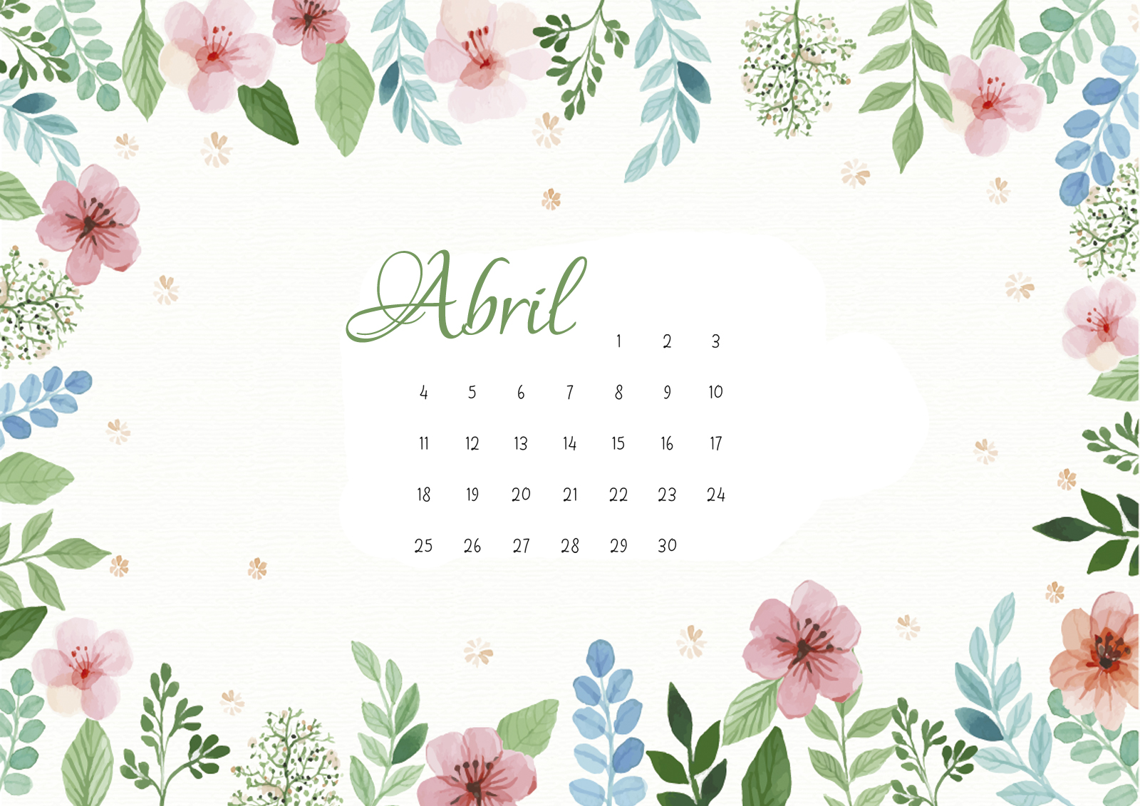 Protectores De Pantalla Y Fondos De Pantalla De Abril