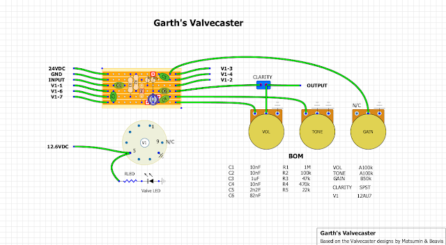 StompBoXed - The Guitar Pedal Builders Repository: Valvecaster - Tube ...