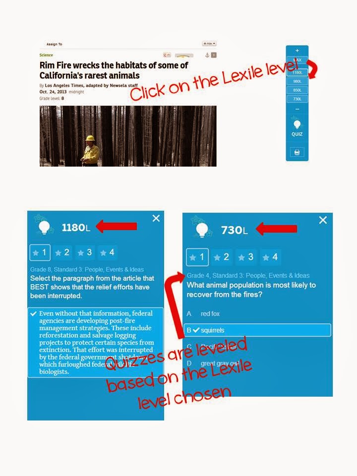 Real Teachers Learn: Non-Fiction Reading Website- with leveled text!