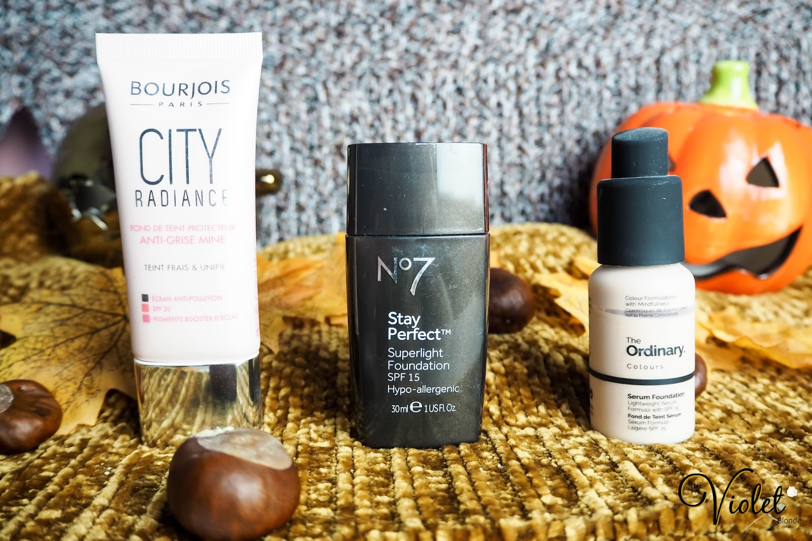 My foundation collection - The Violet Blonde