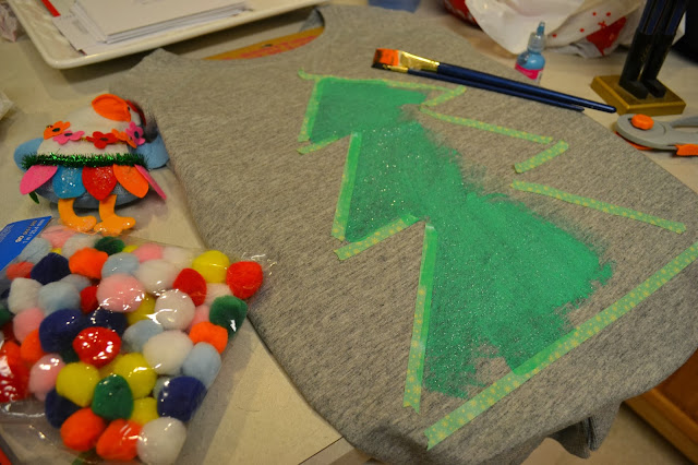 Little Fierce Mama: How To Make a Tacky Sweater