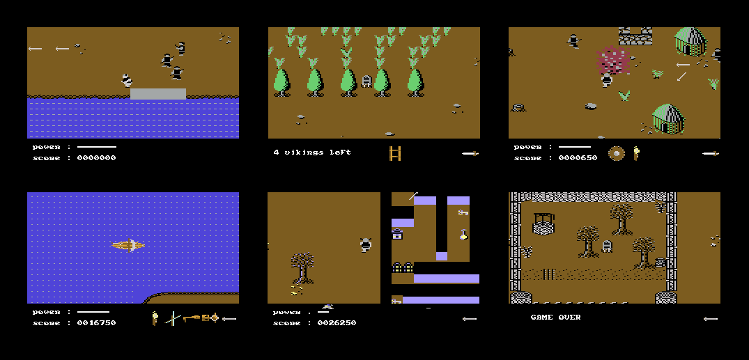 FRGCB - Finnish Retro Game Comparison Blog: The Vikings (Kele Line, 1986)