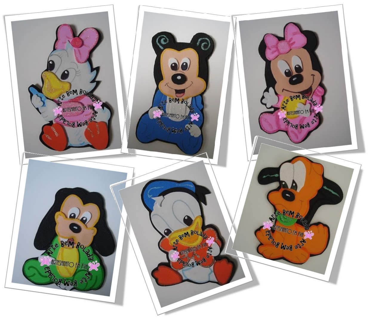 Moldes de E.V.A Facil: Personagens Baby Disney em eva com molde