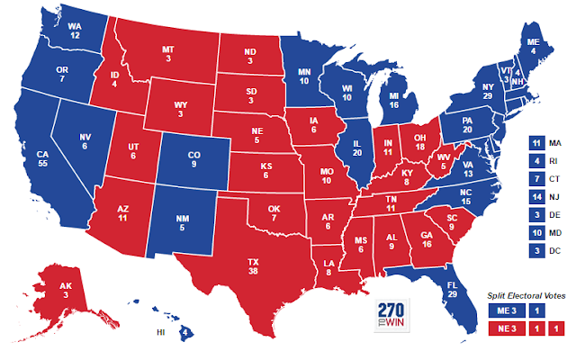Thomas' Blog: 2016 PRESIDENTIAL ELECTION PREDICTION