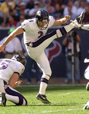 Today in Pro Football History: Highlighted Year: Matt Stover, 2000