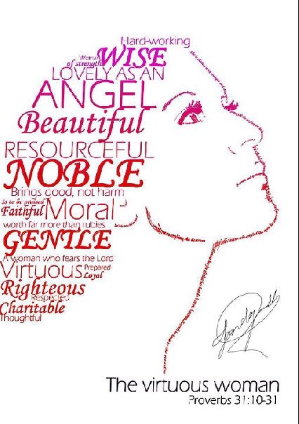 "Godly Lady" : The virtuous woman (Proverb 31:10-31)