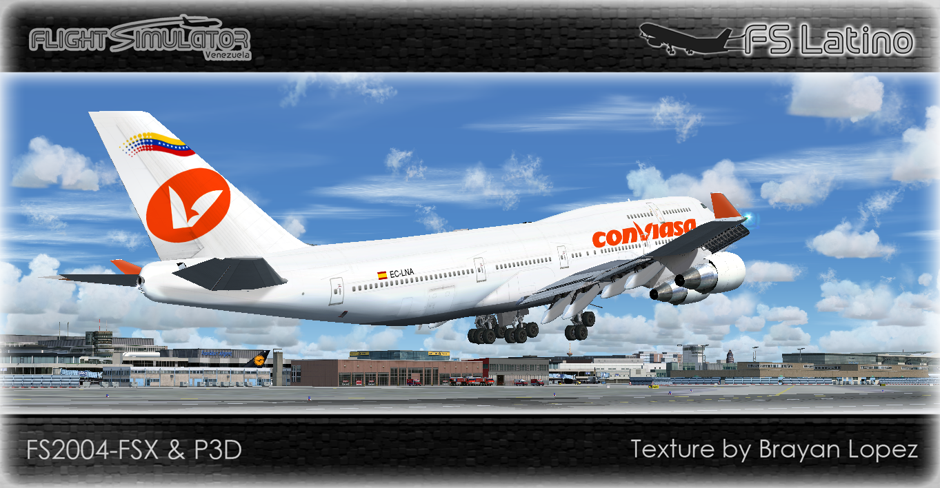[FS9&FSX] Project Opensky Boeing 747-400 Conviasa EC-LNA (Wamos Air)