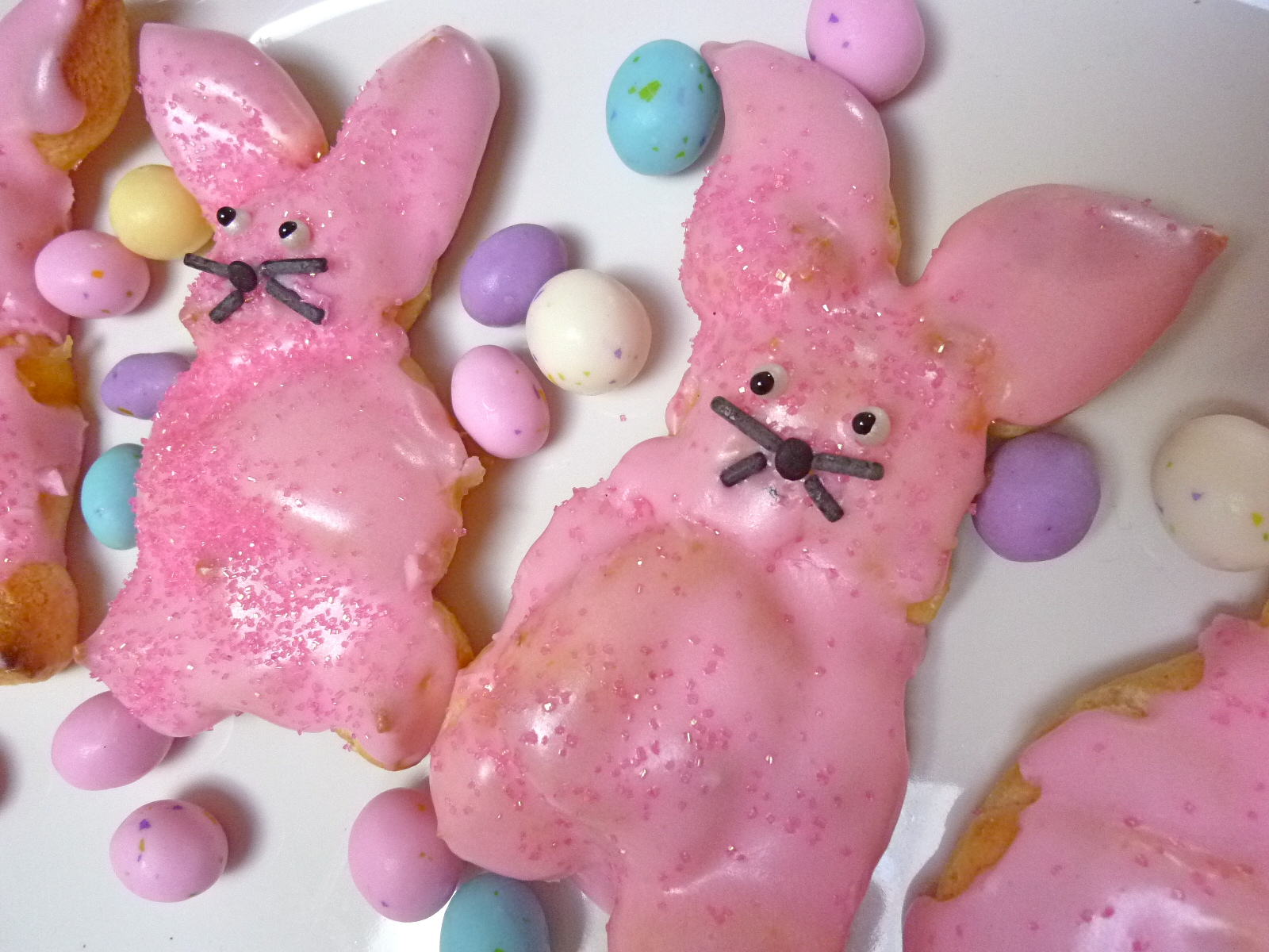 Pink Easter Bunny Eclairs with Key lime Curd Filling – Diary of a Mad ...