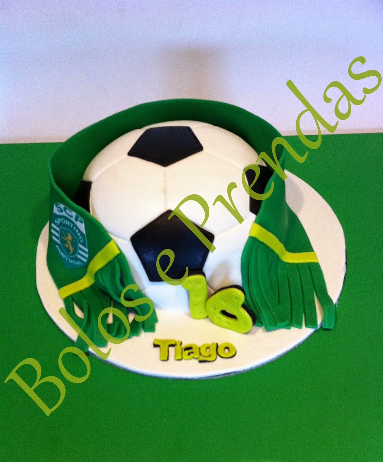 Carla Moreira - Cake Designer: Bolo Sporting