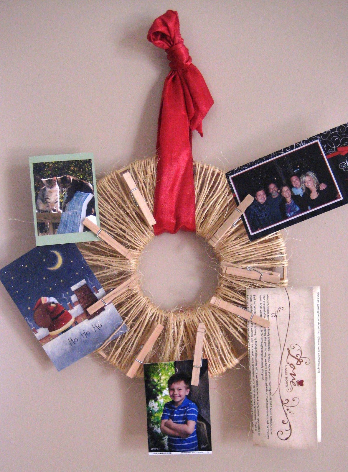The Sea Lily Project: DIY Card Wreath
