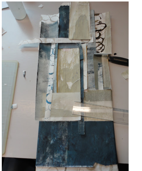 zotvanletters: rice paper collage