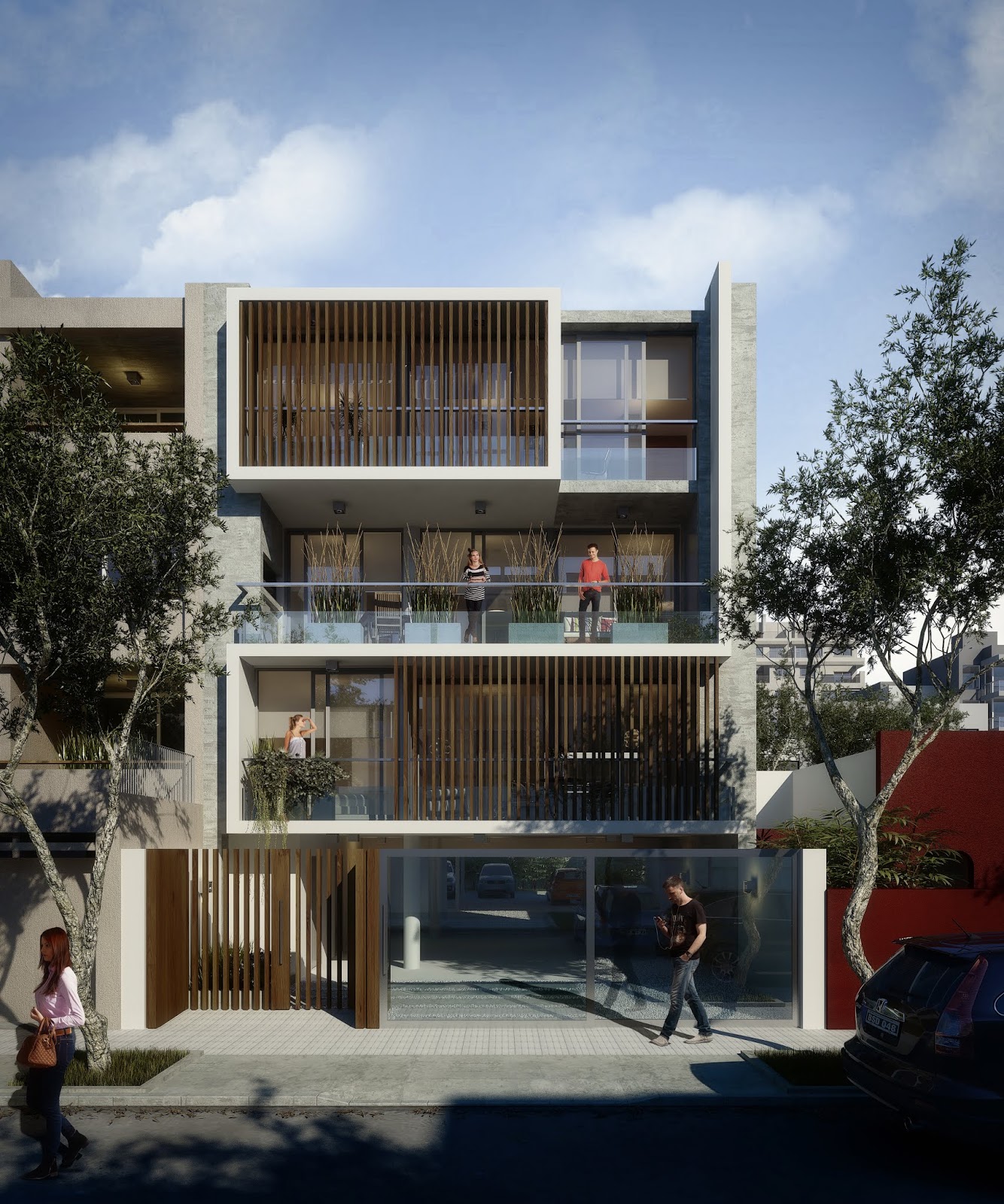 RENDERS - IMAGENES 3D: Renders: Edificio TDF470 en San Isidro, Bs As, Arg.