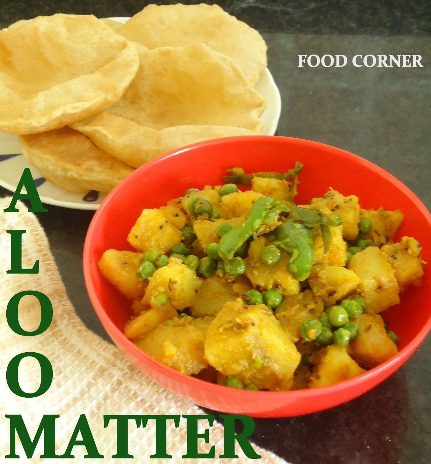 Aloo Matar Recipe | Aloo Mutter Recipe ~ Kiran's Food corner