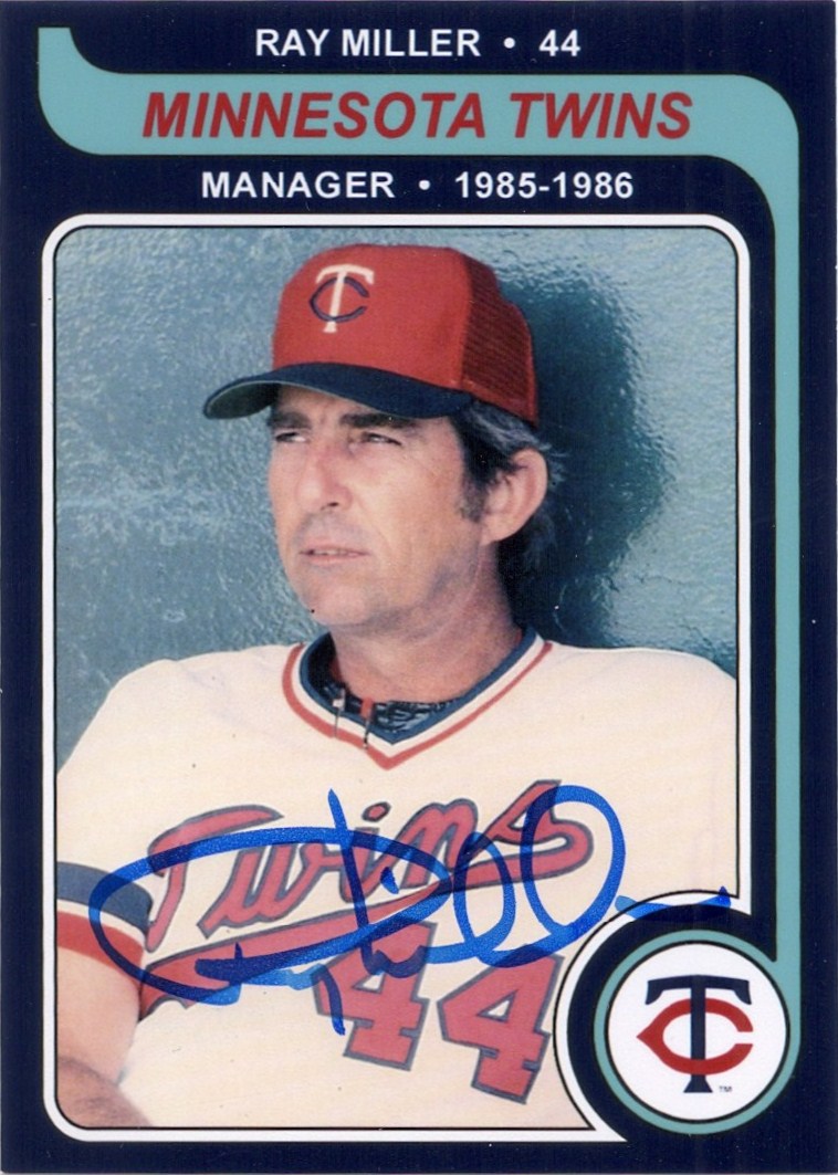 Minnesota Sports Autograph Project: RAY MILLER
