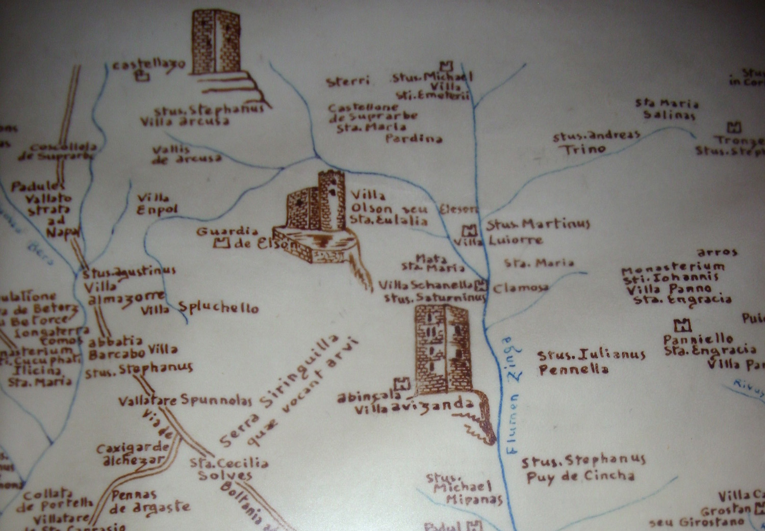 CASAS E INFANZONES DE SOBRARBE: Un mapa del distrito de Barbastro en el ...