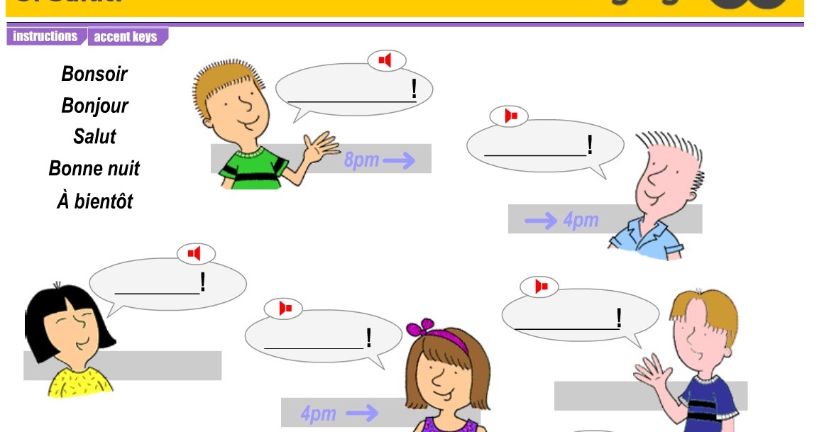 CAPITÁN EDUCACIÓN: FRANCÉS - SALUDOS