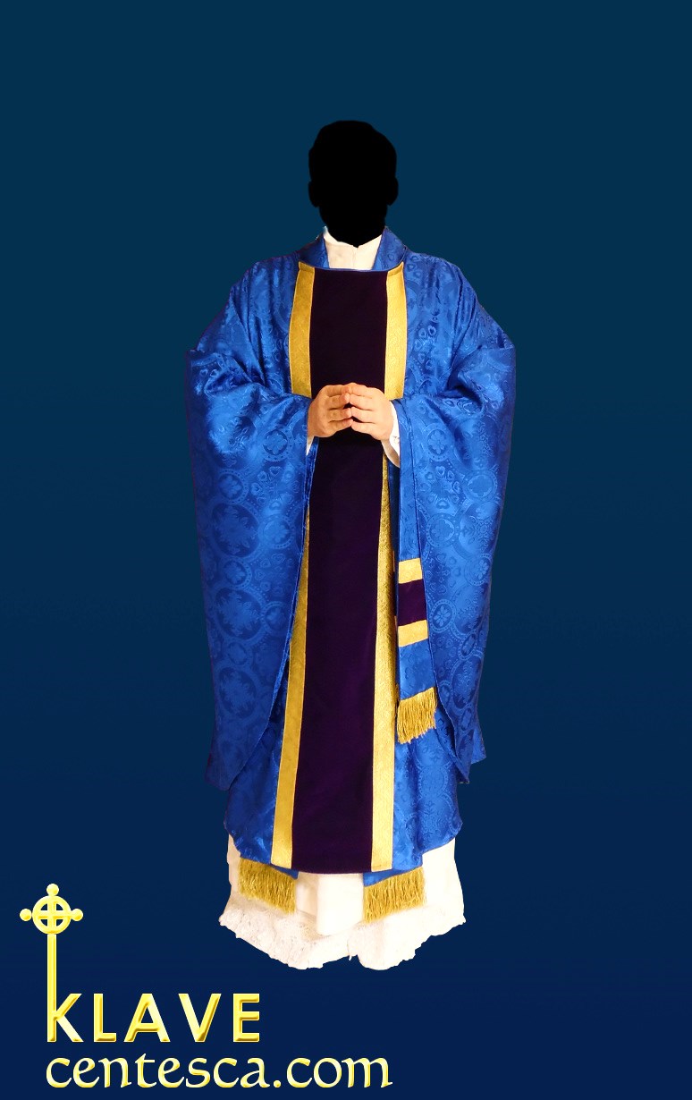Klave Centesca THE BLOG: Sarum Blue Vestments Inspired by The Stained ...