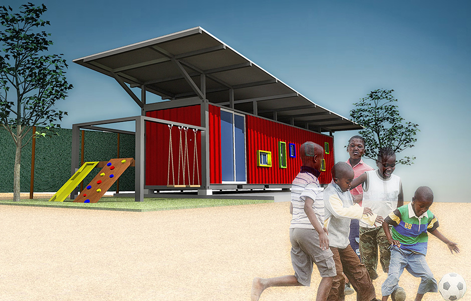 The Vissershok Container Classroom, Transform A Shipping Container Into ...