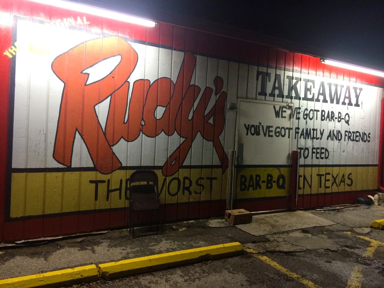 Man Up: Tales of Texas BBQ™: First visit to the original Rudy's ...
