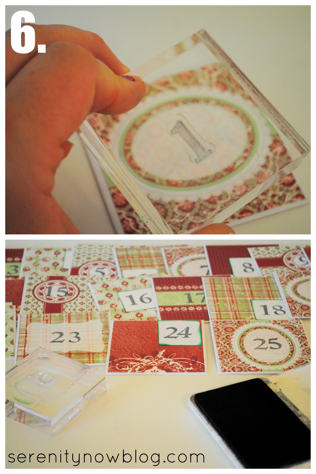 Serenity Now: DIY Ribbon and Envelope Advent Calendar (Christmas Advent ...