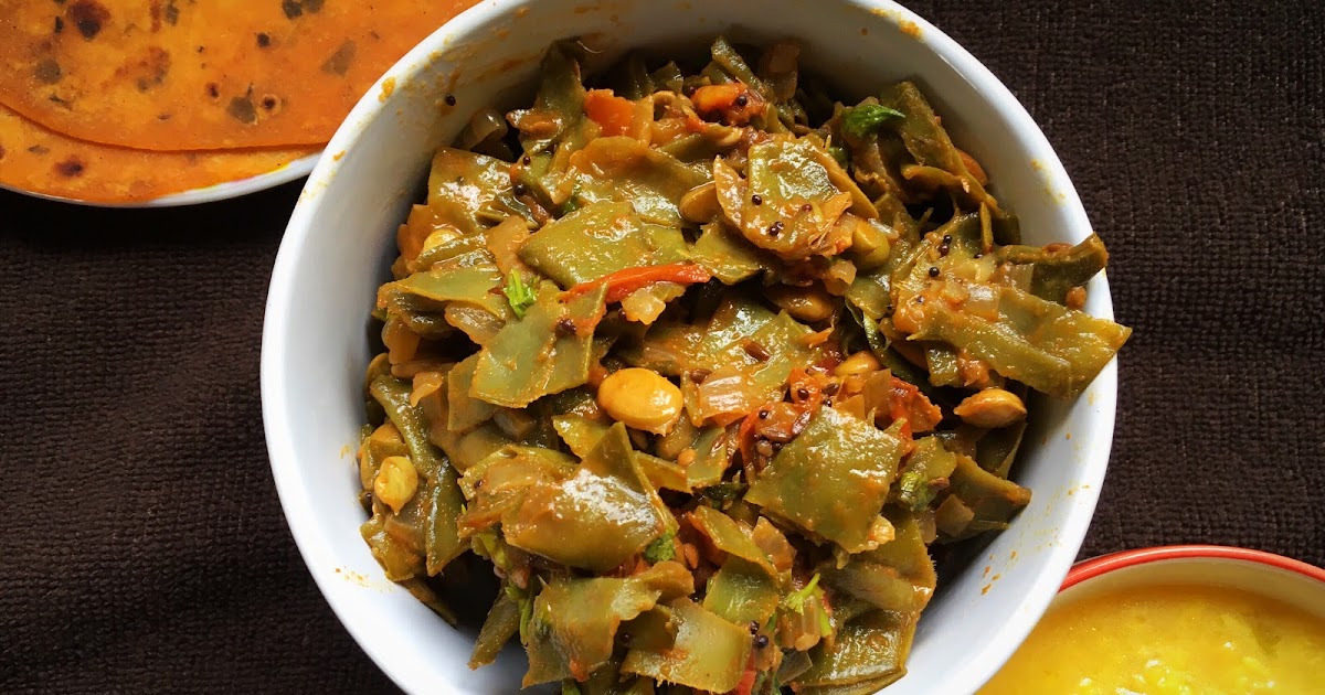 AVARAKKAI CURRY WITH TOMATO-ONION ~ Malpats Kitchen