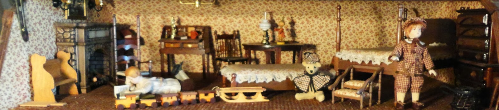My Dream Dollhouse: "English Hunting Lodge" ~ Artist Bonnie Broel