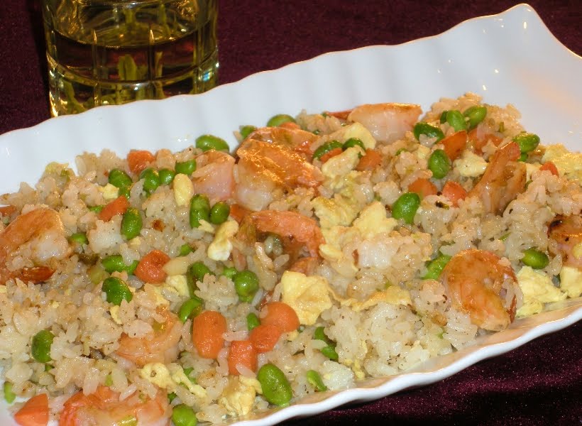 May's Chinese Cooking and Gardening: Shrimp Fried Rice