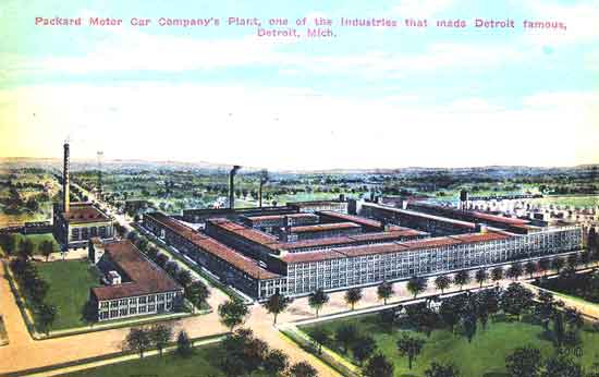 Fast is fast...: Vintage Detroit auto factories.