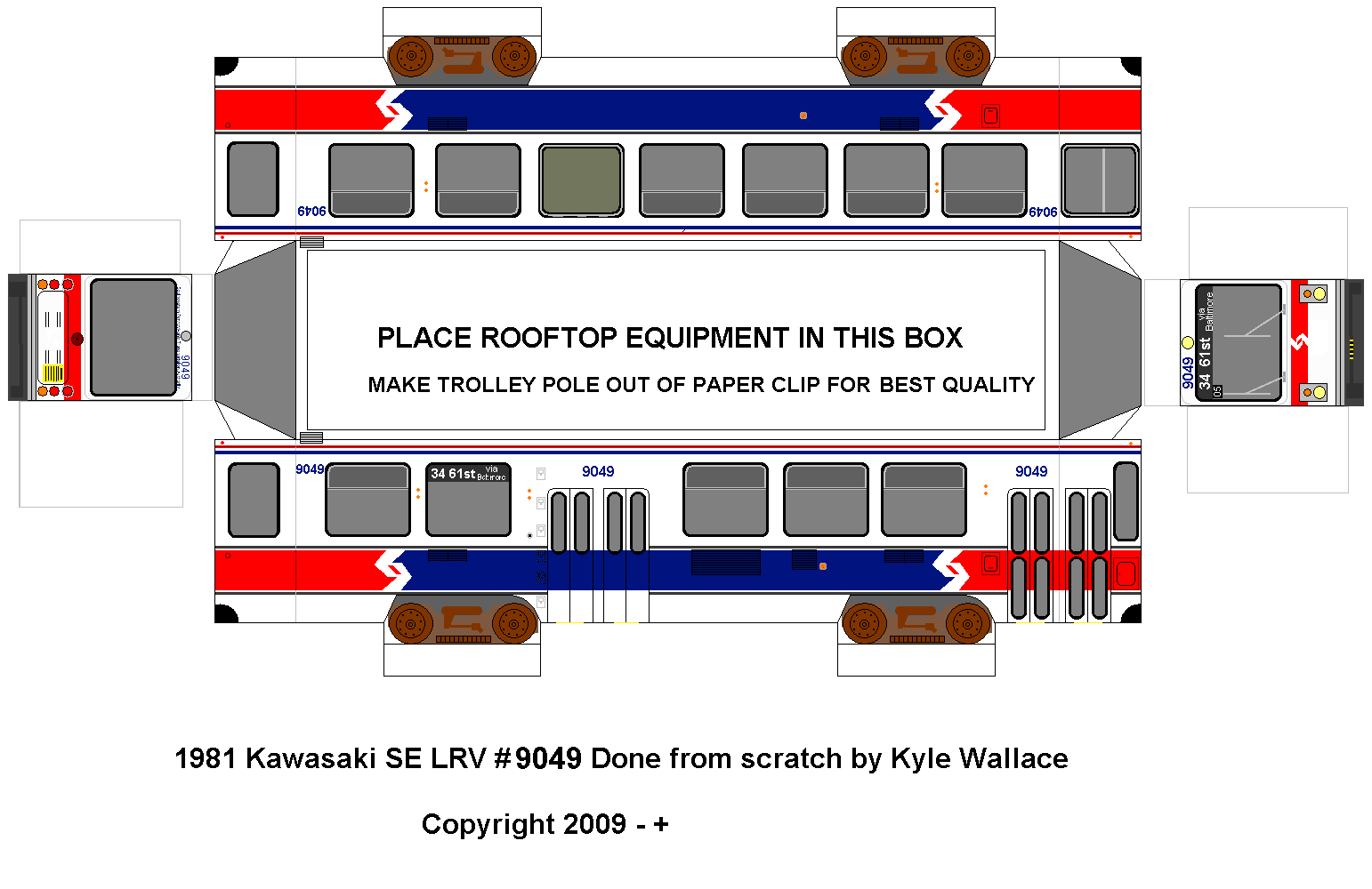 Machete din carton: Paper train Thread model paper
