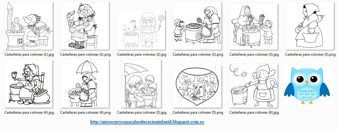 La castañera/castanyera