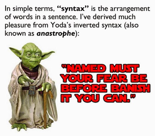 Meaning Words: Syntax Cheat Sheet