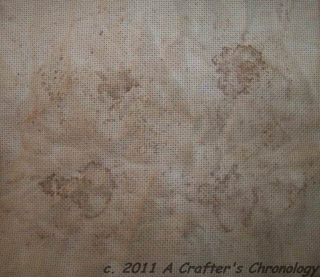 A Crafter's Chronology: Distressed Fabric