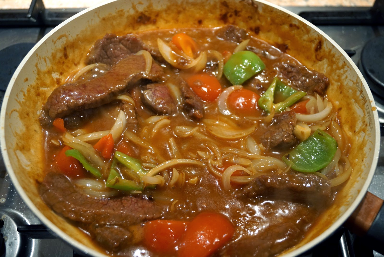 Onions and Paper: Beef Steak Chinese Style