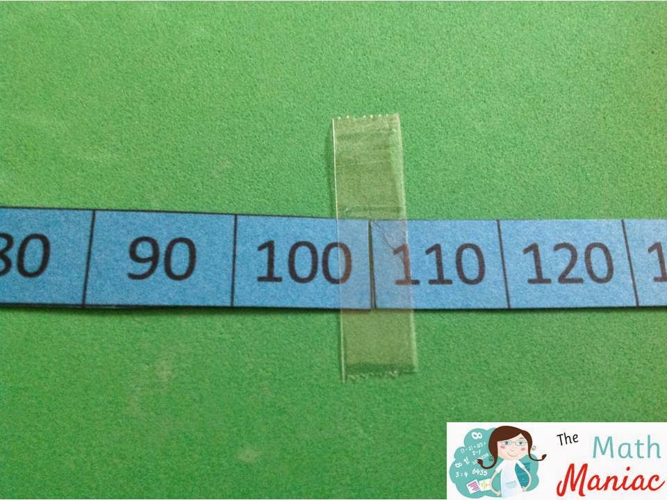 The Elementary Math Maniac: Wormy Apple Counting Strips