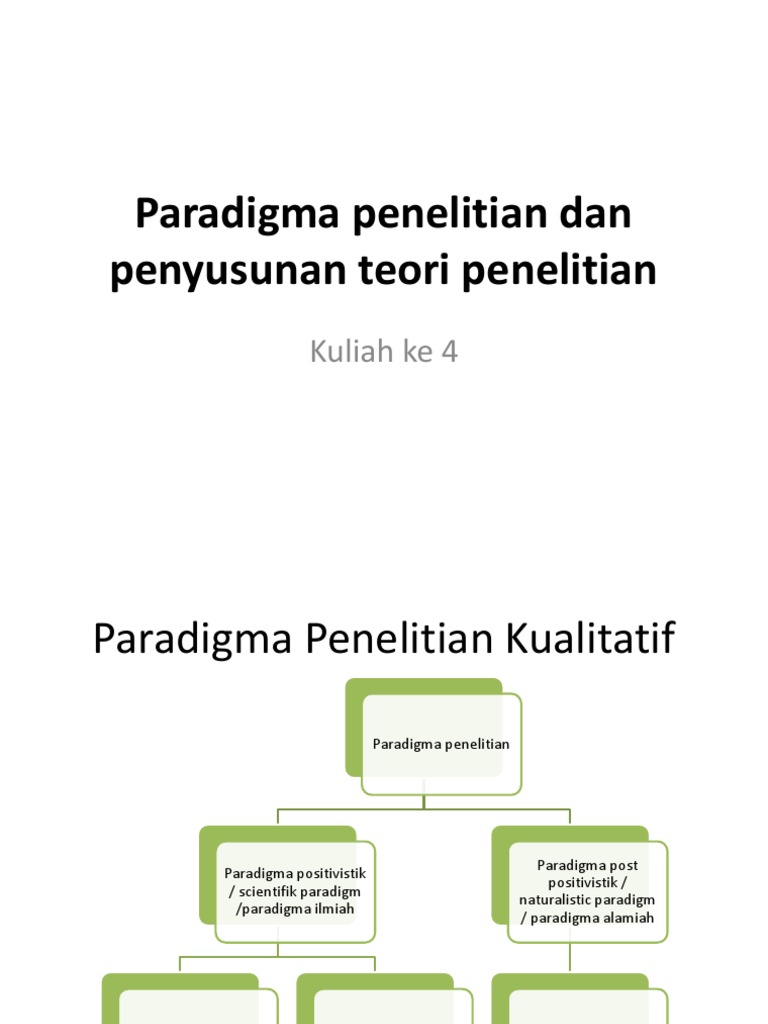 paradigma penelitian kualitatif - wood scribd indo