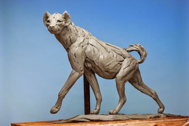 Bart Walter Studio: Hyena Project Part 3: The Sculpture