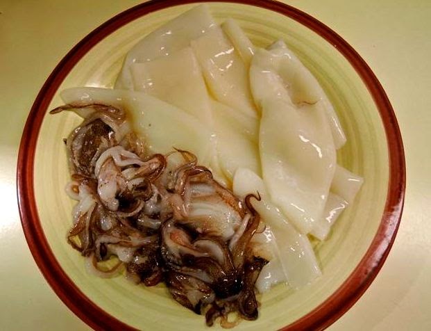 The Briny Lemon: Chargrilled Calamari with Hot-and-Sour Dipping Sauce