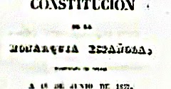 Texto histórico: La Constitución española de 1837. Completa ~ Textos ...