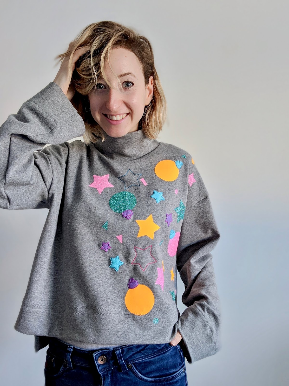 Sew a Christmas Jumper - My Design and Tutorial | Jessalli the blog