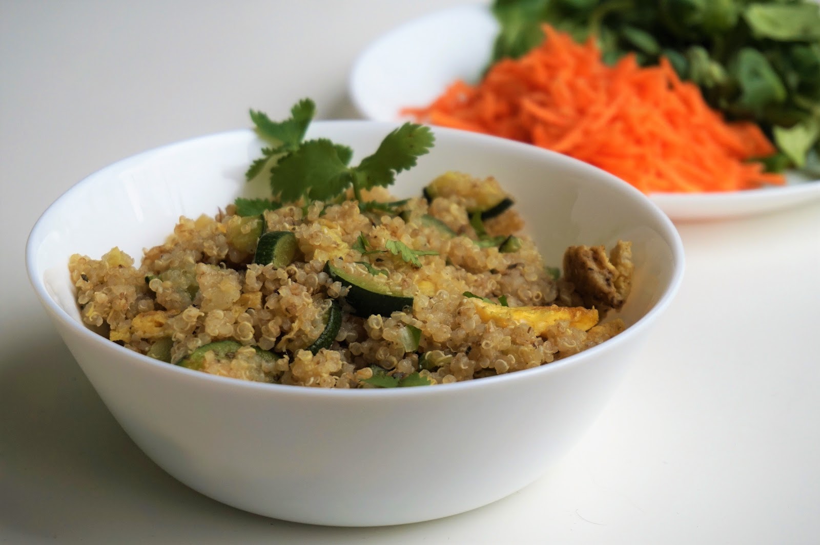 Receta: Quinoa con calabacín y tortilla | CeliVeggie | Recetas sin ...