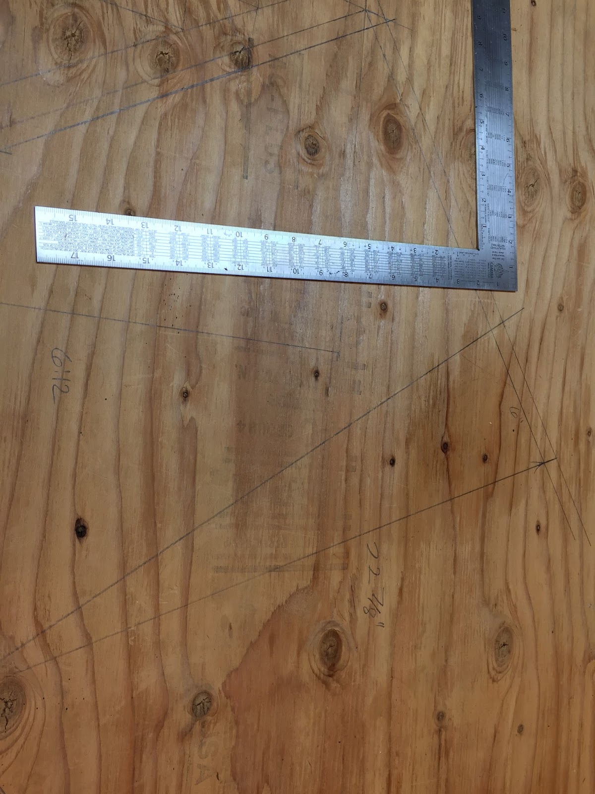 Roof Framing Geometry: Unequal Pitched Valley Rafter Tail