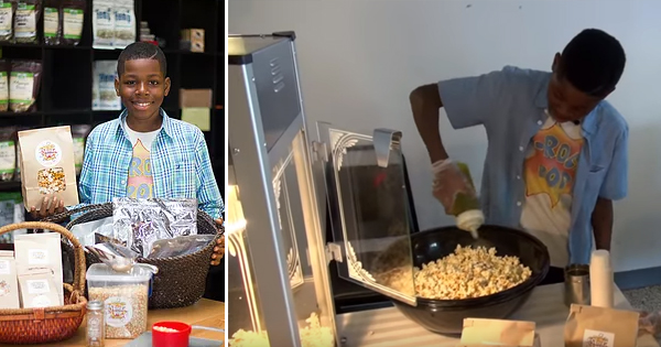 12-Year Old Boss Launches Gourmet Vegan Popcorn Company