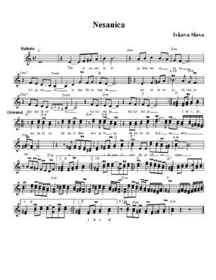 Scores for Balkan music Note za Harmoniku Violinu: Note Za Harmoniku ...