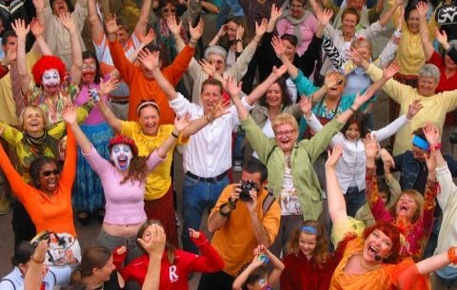 Laughter Yoga in Filipino therapist confab &expo