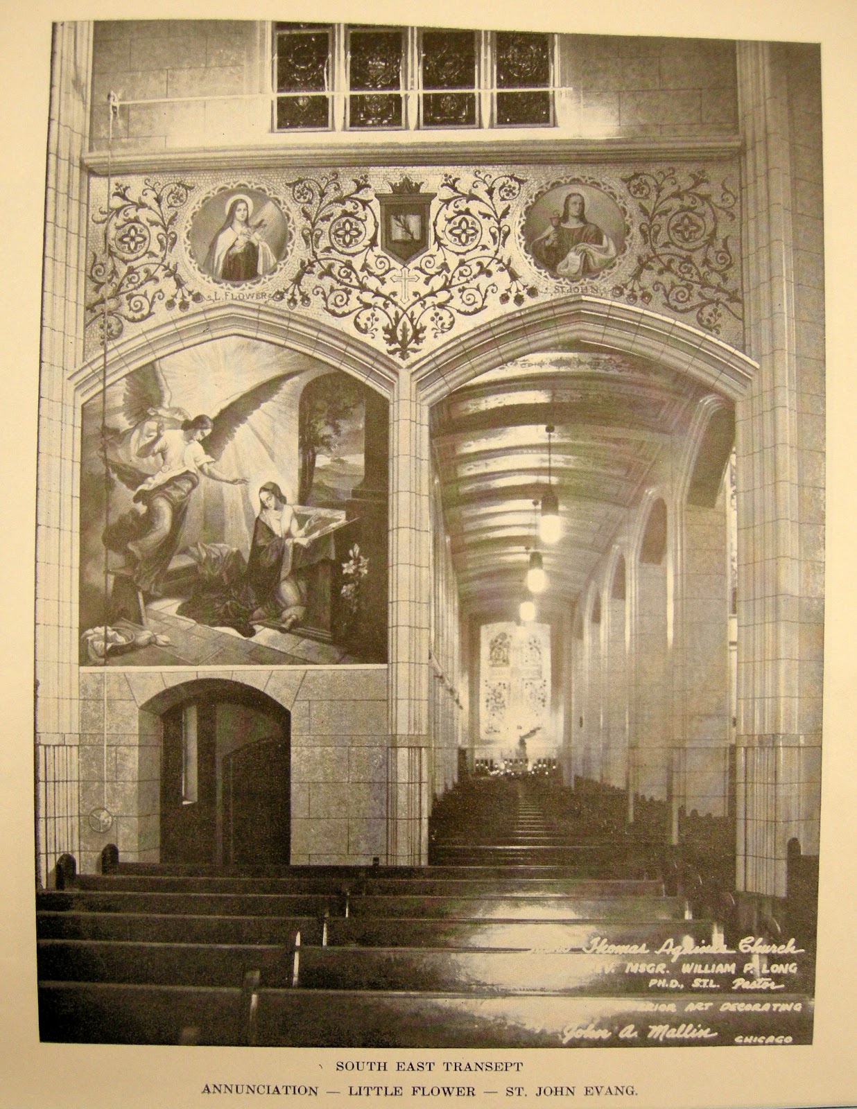 St. Thomas Aquinas Parish, Chicago, Illinois: Photos of 1950s Church ...