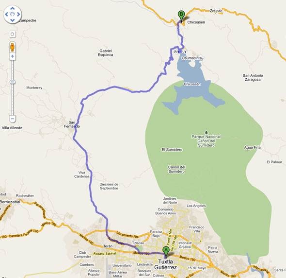 Mapas de centros EMSaD: 192 Chicoasen