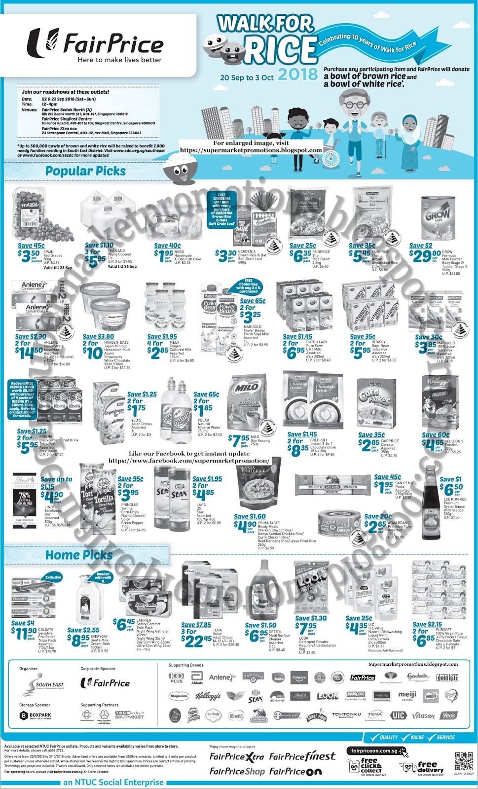 NTUC FairPrice Walk For Rice 20 September - 03 October 2018 ...