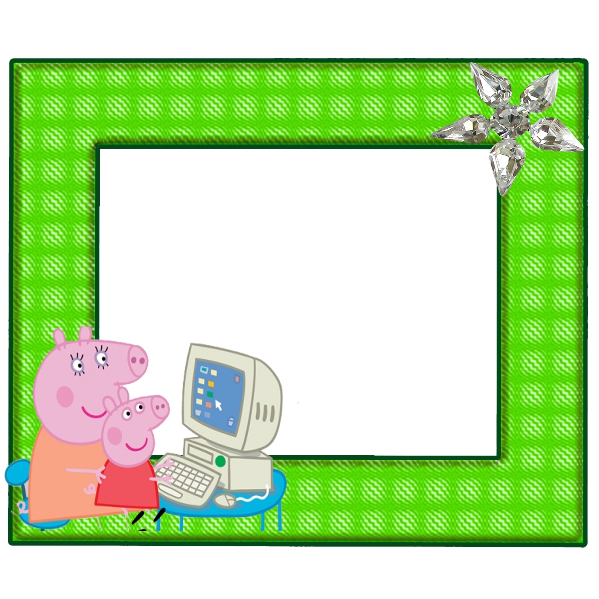 MARCOS PARA PHOTOSHOP Y ALGO MAS: PEPPA PIG