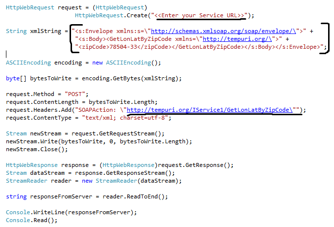 Dan's Blog: Writing a SOAP request programmatically in C# to call WCF ...
